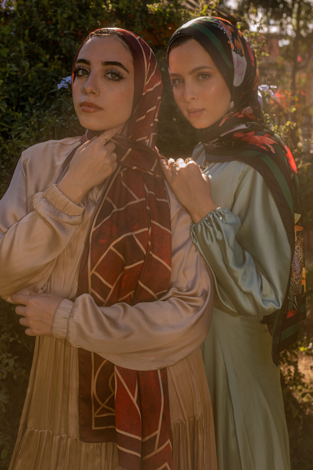 Fatma's Ruby: Our Unique Red Satin Hijab