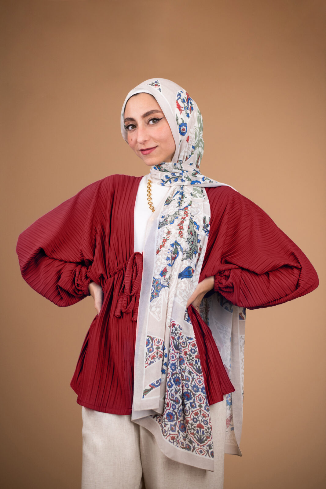 Batoul [NEW]: Printed Chiffon Hijab - EMMA